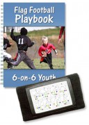 6-on-6 Youth Flag Football Playbook w/ Wristband Interactive | Flag ...